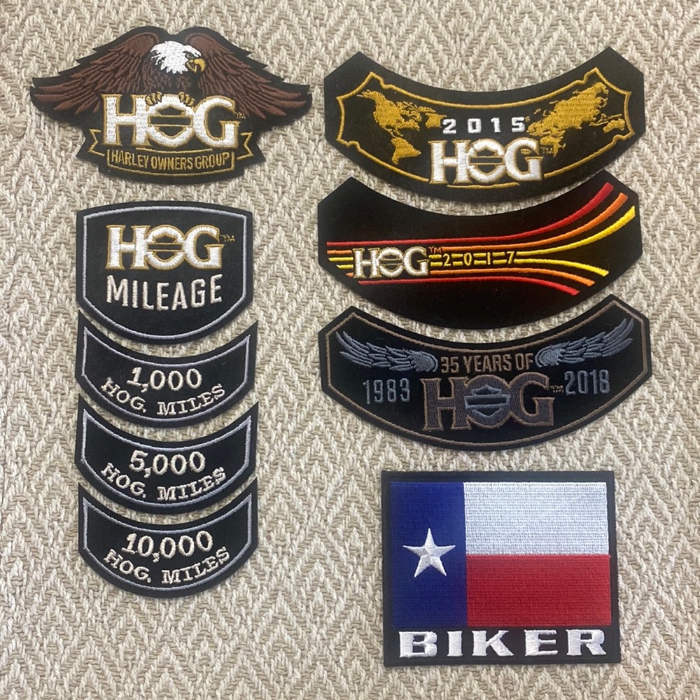 |Harley-Davidson| Hog Patches - Gem